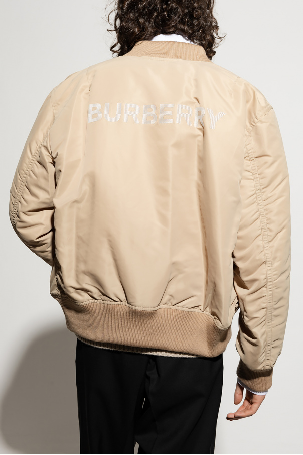 Beige Graves bomber jacket Burberry Tgkb5Shops Switzerland printed t shirt burberry t shirt pastel peach
